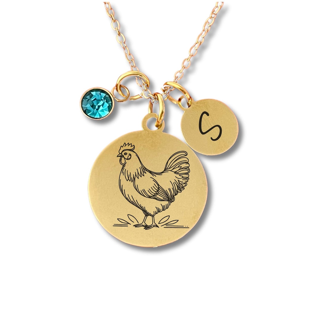Chicken Jewelry, Chicken Necklace, Farm Jewelry, Chicken Gifts, Bird ...