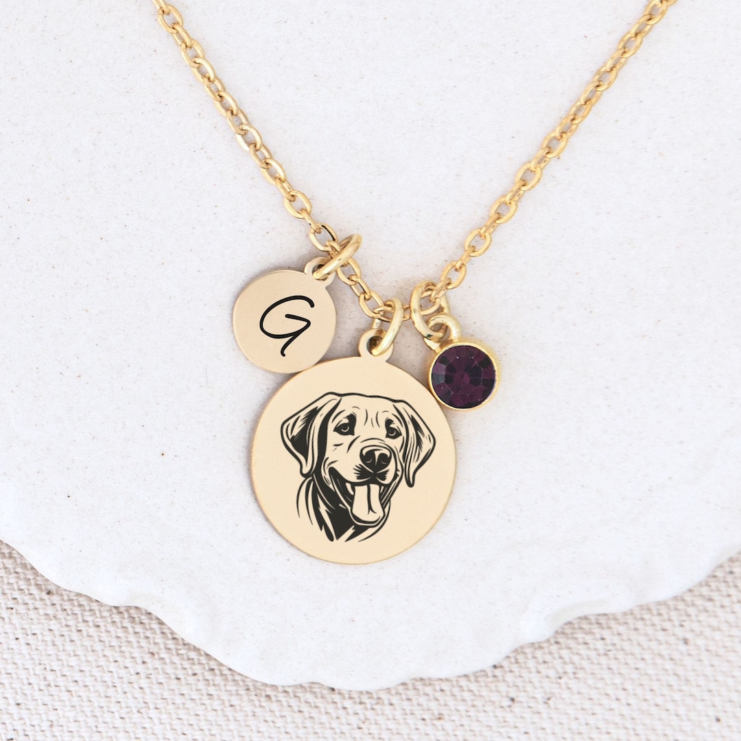 Labrador Retriever Necklace Dog Pendant Gift for Retriever Mom ...