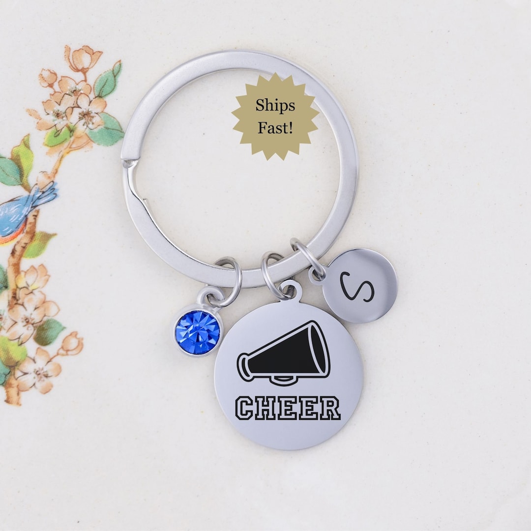 Cheer Gifts, Cheerleader Keychain, Cheer Team Jewelry, Cheer Key Ring ...