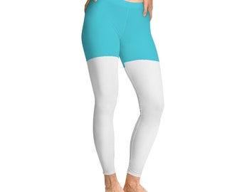 Two Tone Leggings - Etsy