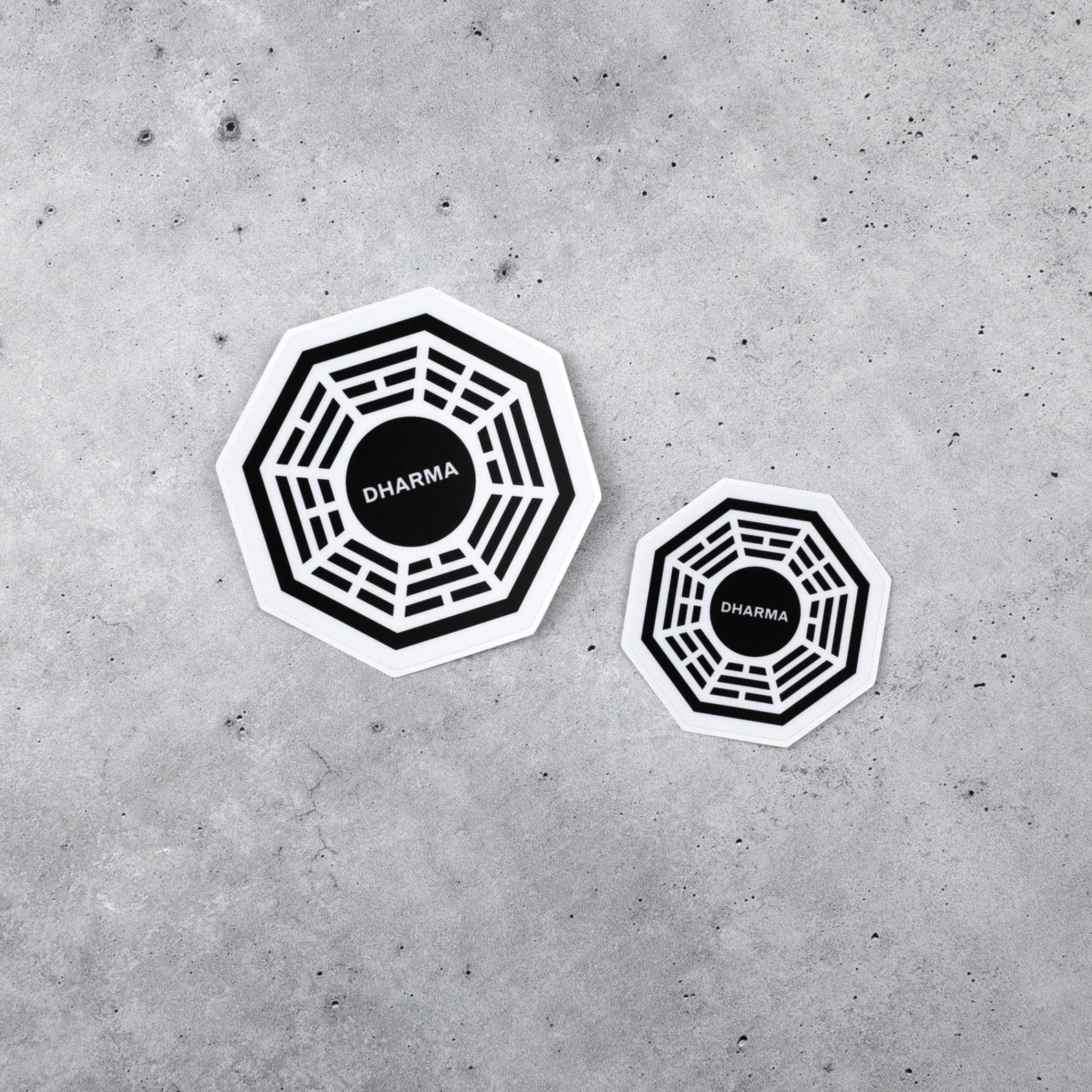 Dharma Logo Vinyl Stickers - Matte or Holographic - LOST - Etsy