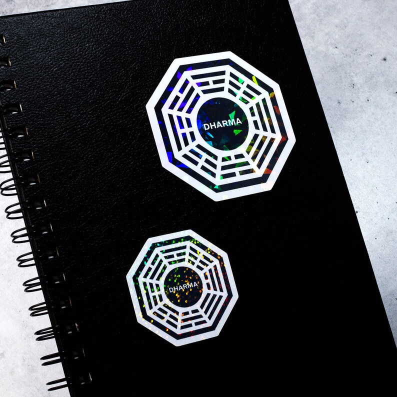 Dharma Logo Vinyl Stickers - Matte or Holographic - LOST - Etsy