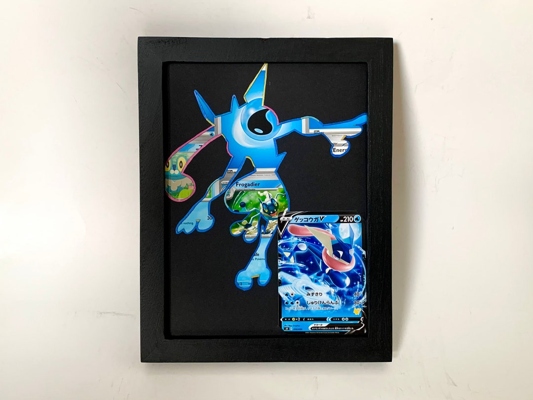 Greninja Pokémon Card Frame Greninja Art Greninja Silhouette Greninja ...