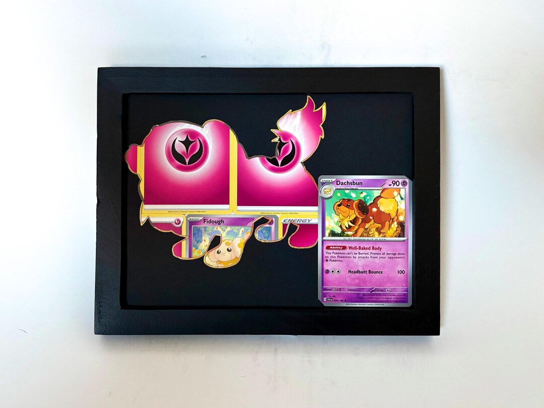 Dachsbun Pokemon Card Frame Dachsbun Silhouette Dachsbun Art Dachsbun ...