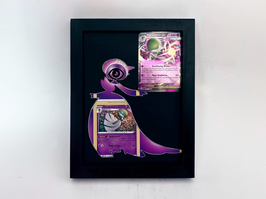 Mega Gardevoir Pokémon Card Frame - Mega Gardevoir Silhouette - Mega ...