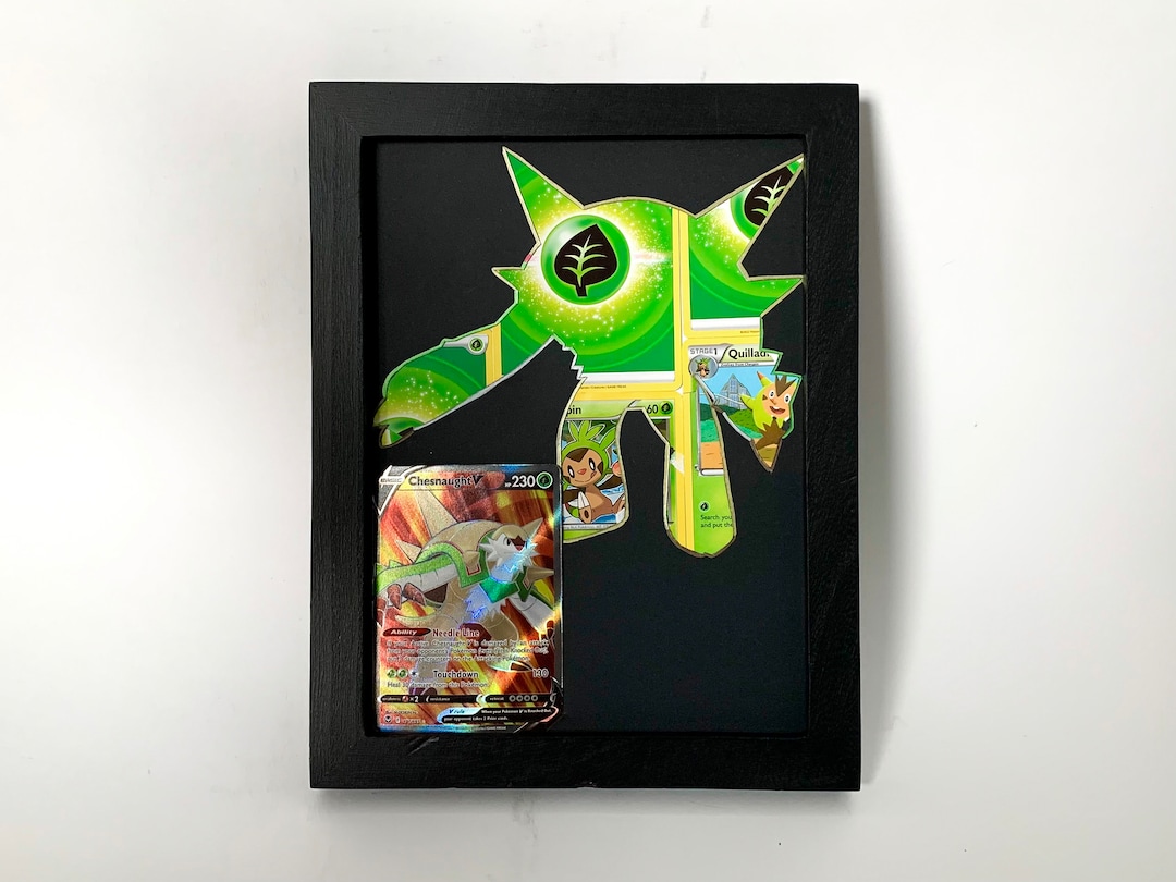 Chesnaught Pokémon Card Frame - Chesnaught Silhouette - Chesnaught Art ...