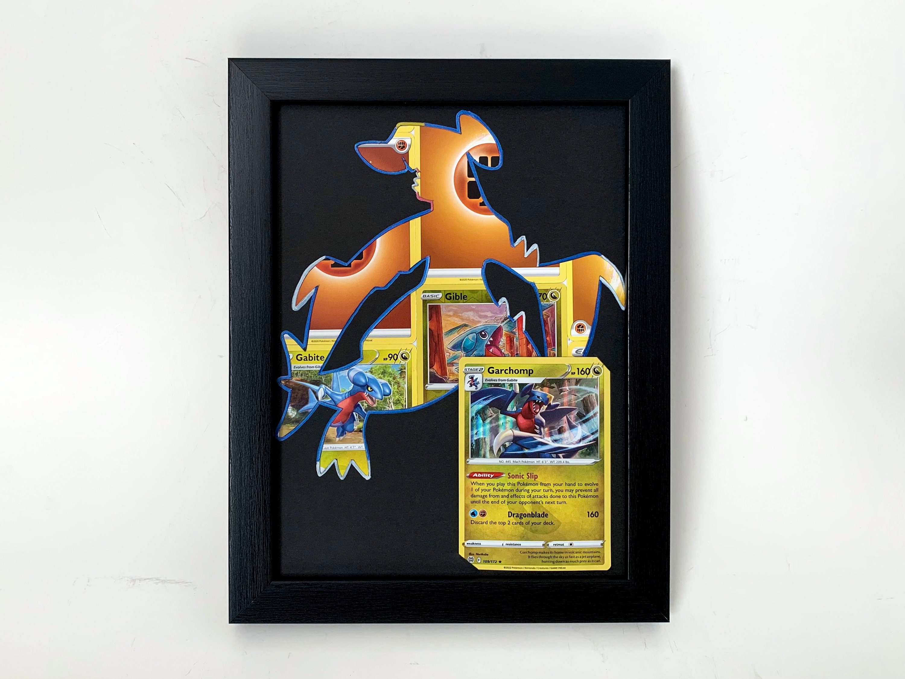 Garchomp Pokémon Card Frame Garchomp Art Pokémon Frame Pokemon Gift ...