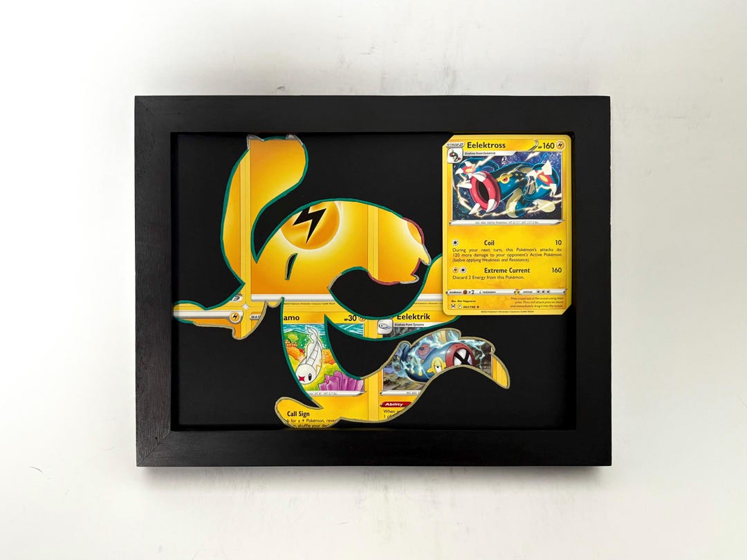 Eelektross Pokémon Card Frame - Eelektross Frame - Eelektross Art ...
