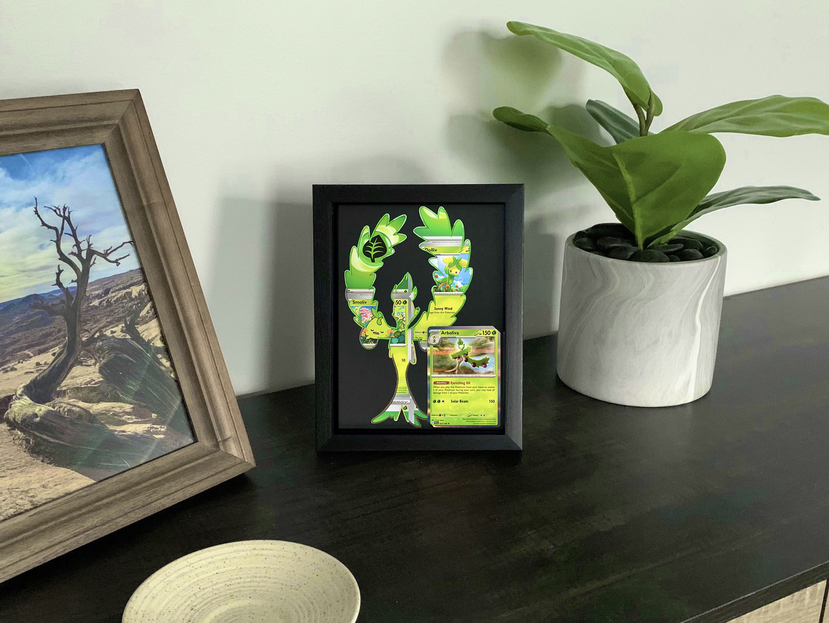 Arboliva Pokemon Card Frame Arboliva Art Pokemon Art - Etsy