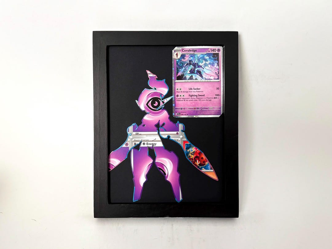Ceruledge Pokémon Card Frame - Ceruledge Silhouette - Ceruledge Art - Ceruledge Frame ...