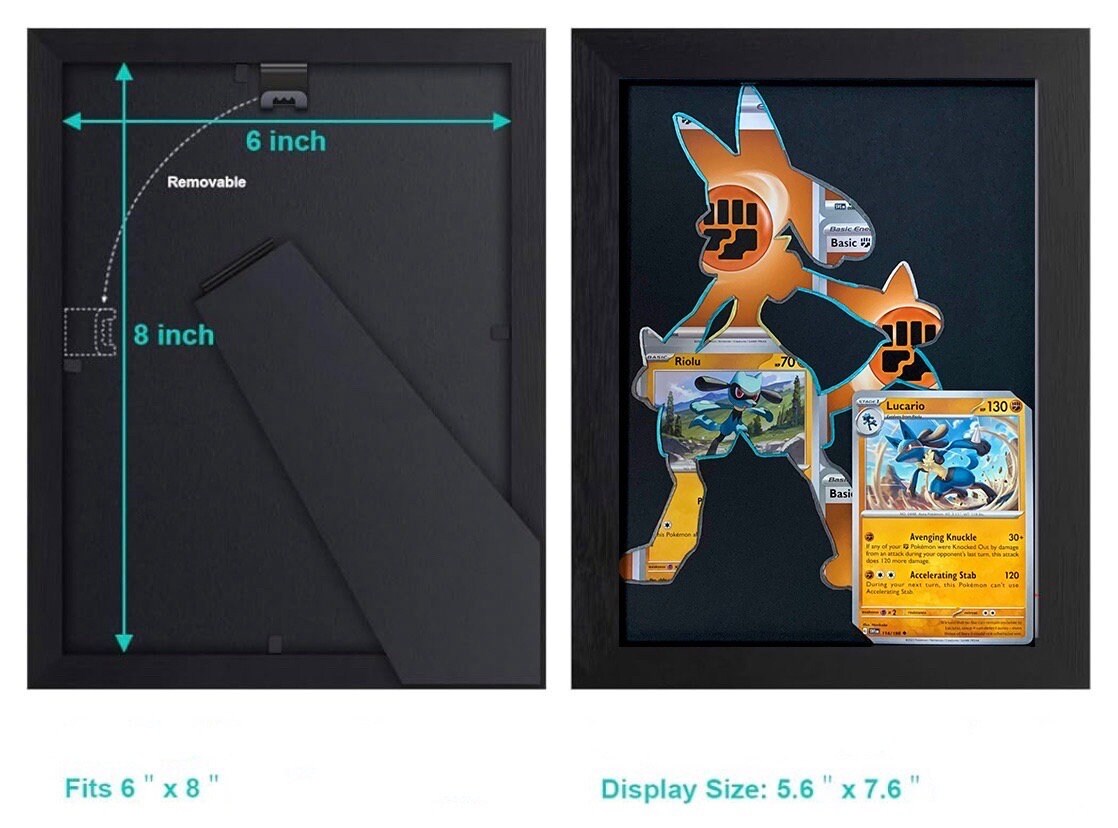 Luxray Pokémon Card Frame Pokémon Wall Art Pokémon Gift Energy Card ...