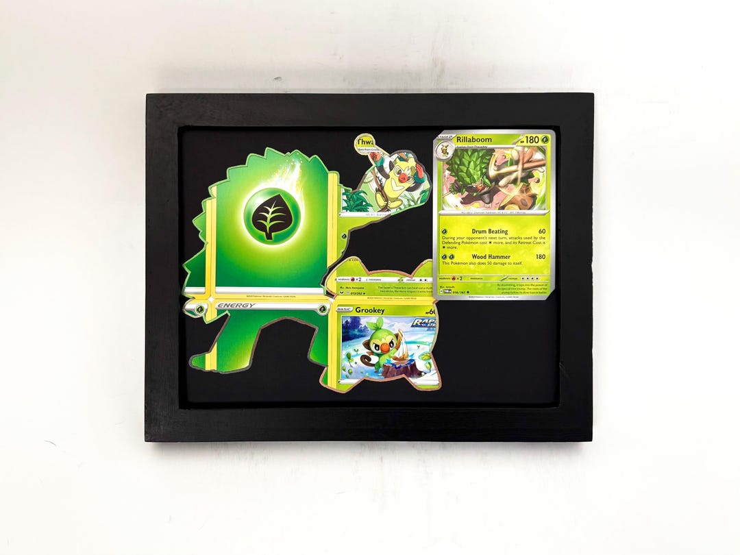 Rillaboom Pokémon Card - Rillaboom Silhouette - Rillaboom Evolution ...