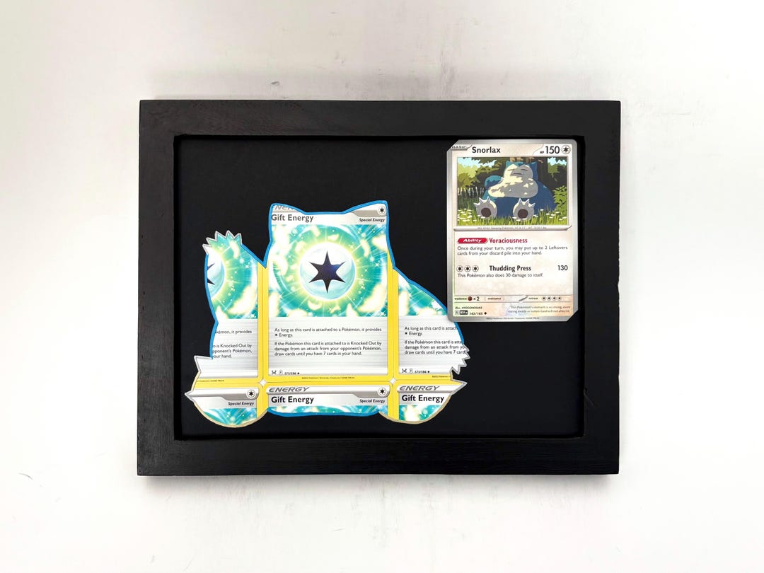 Buy Snorlax Pokémon Card Frame - Snorlax Silhouette - Snorlax Art ...