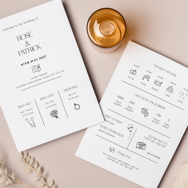 Wedding Infographic - Etsy