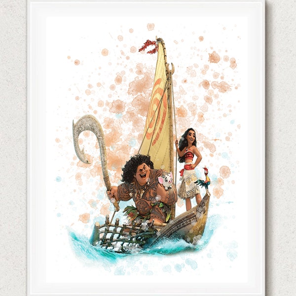 Moana Print - Etsy