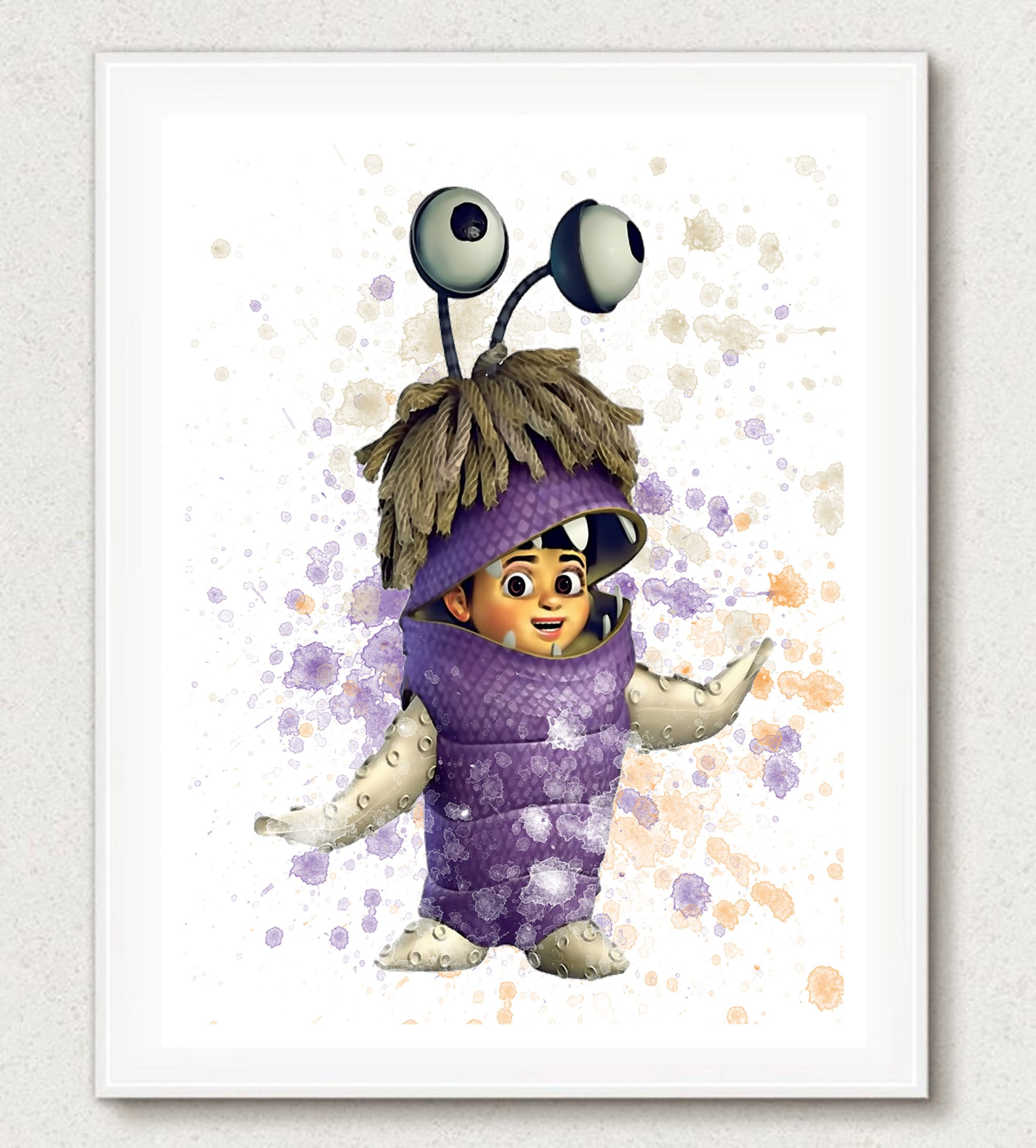 Monsters Inc Print, Monsters Inc Decor, Boo Poster, Boo Art, Boo Print ...