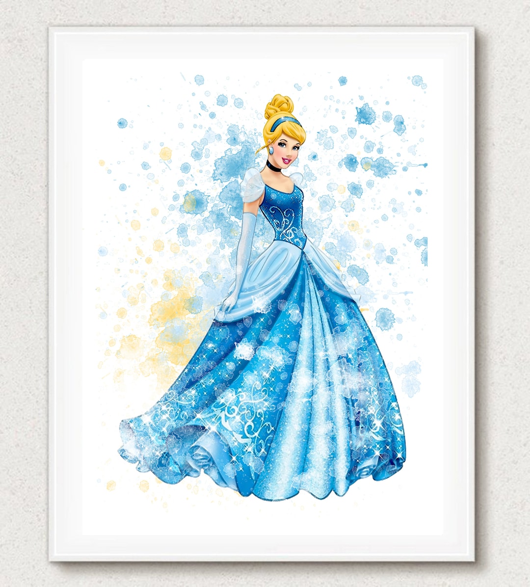 Cinderella Print, Cinderella Poster, Cinderella Art, Cinderella Gift ...