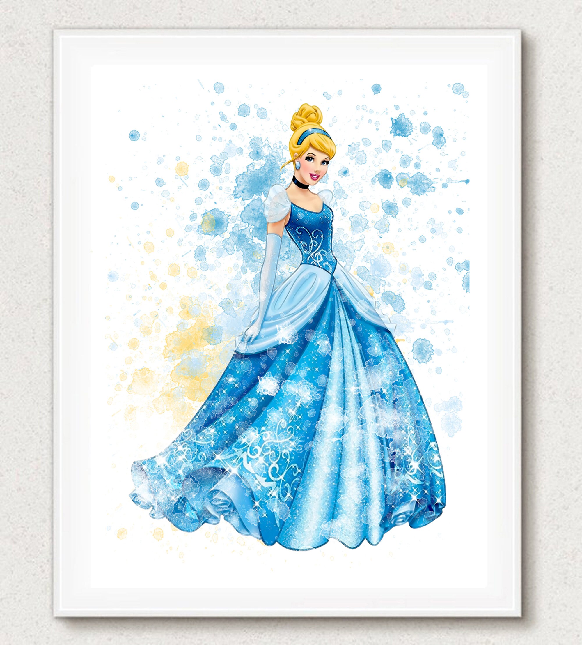 Cinderella Print Cinderella Poster Cinderella Art - Etsy