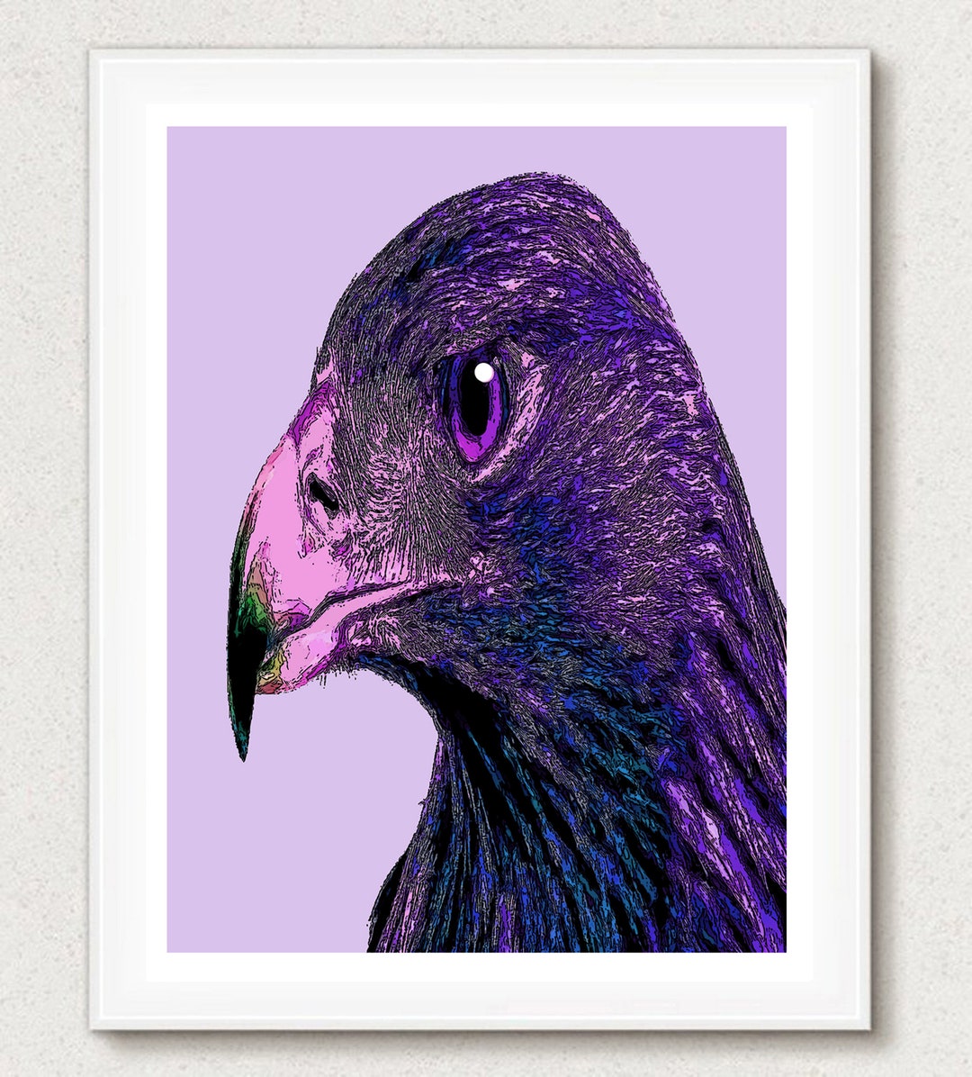 Hawk Print, Hawk Art, Hawk Decor, Kitchen Print, Kitchen Art, Hawk Gift ...