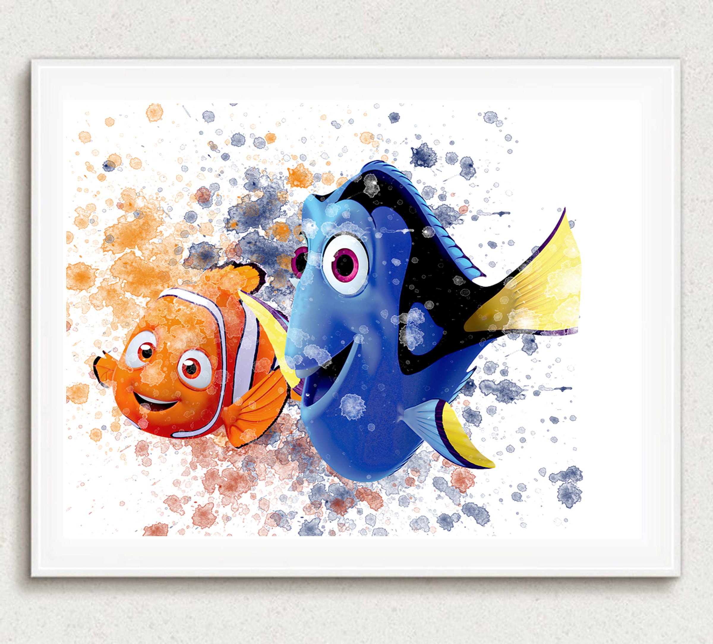 Finding Nemo Nemo Art Nemo Decor Finding Dory Dory Art - Etsy