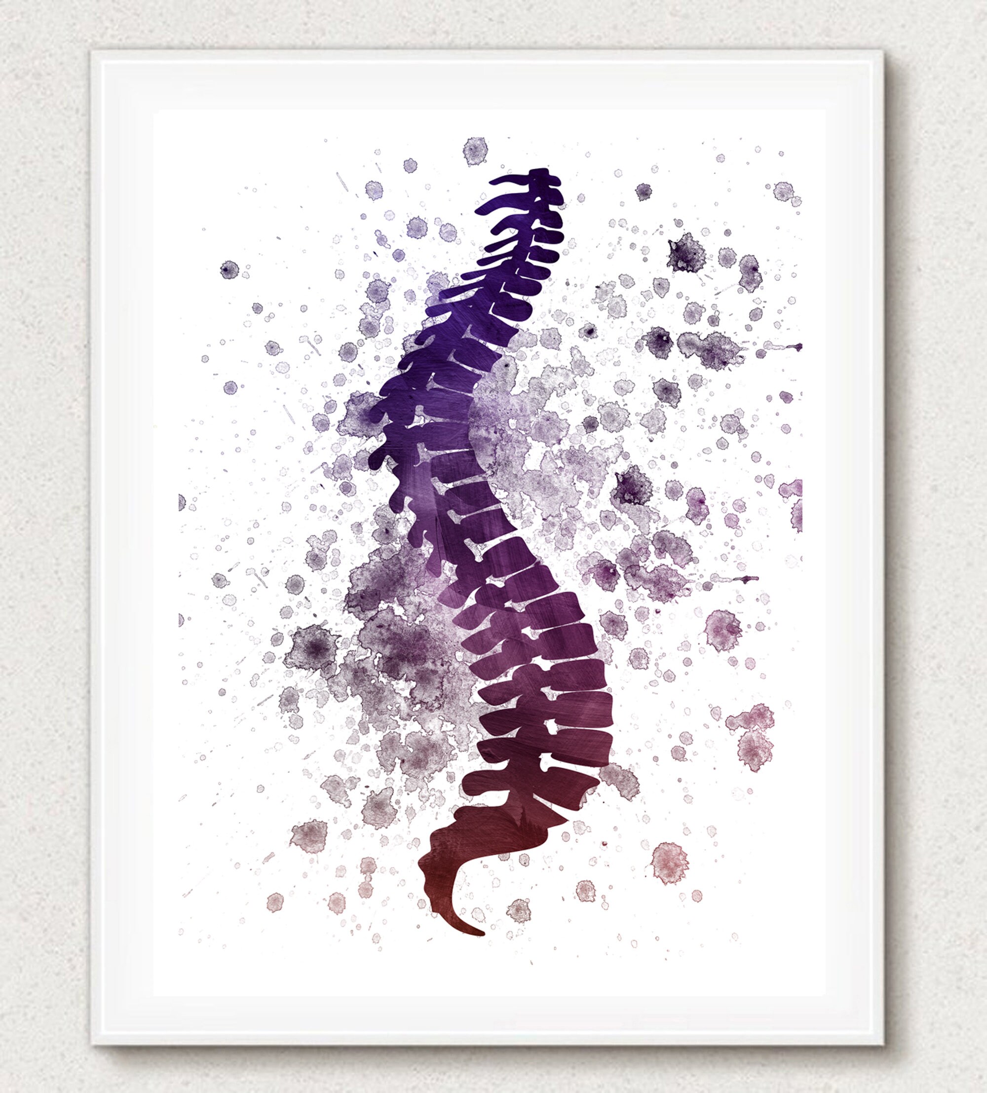 Spine Print Spine Poster Anatomy Print Spine Decor Spine - Etsy