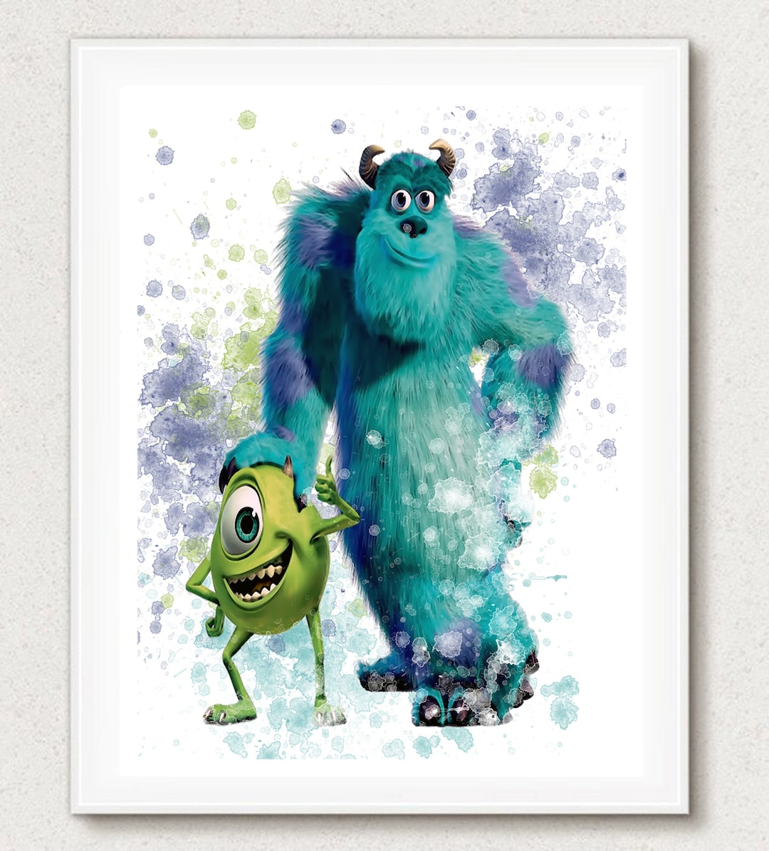 Monsters Inc, Sully Print, Monsters Inc Decor, Sully Poster, Sully Art ...