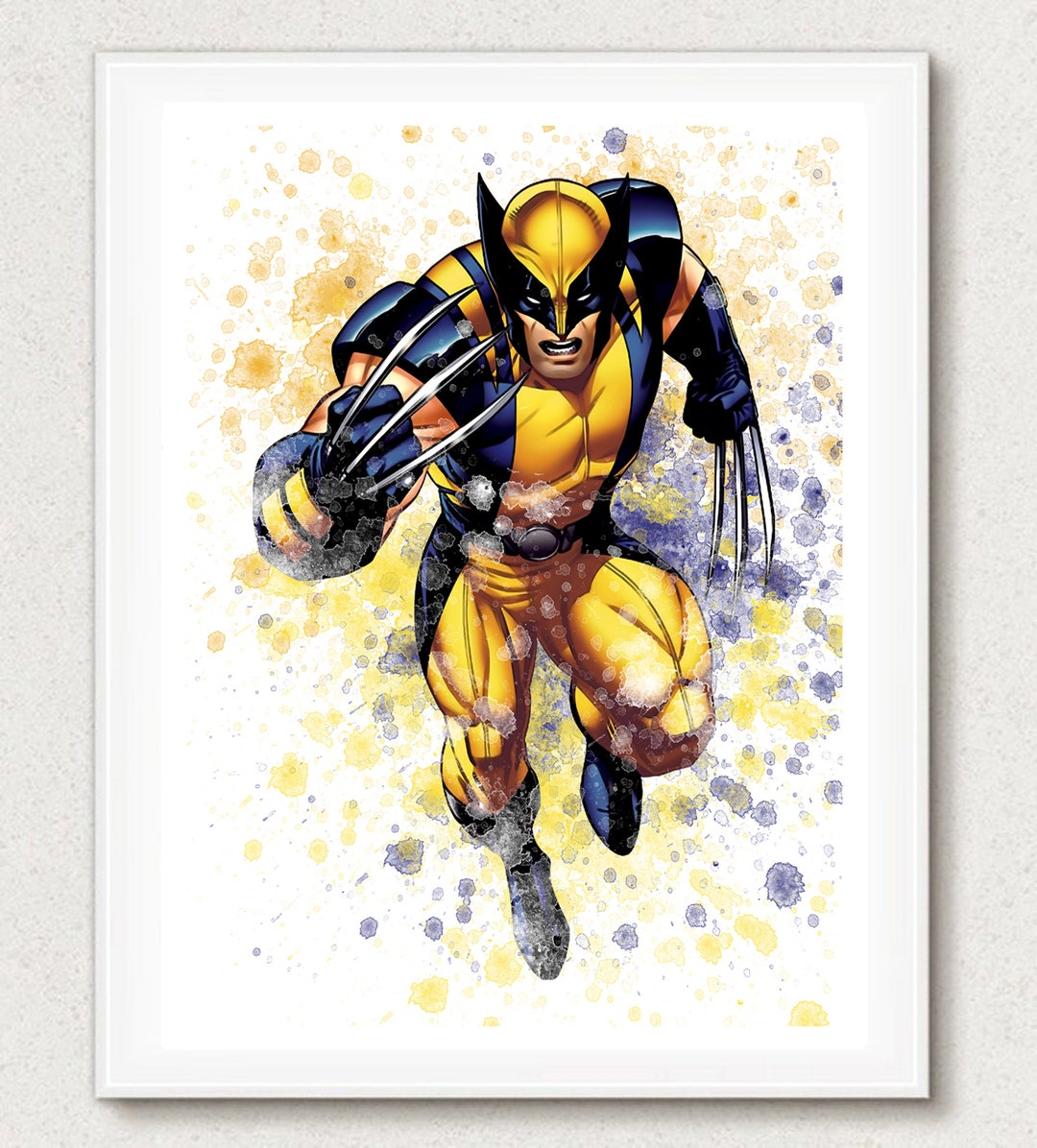 Wolverine, Wolverine Print, Wolverine Decor, Wolverine Poster ...