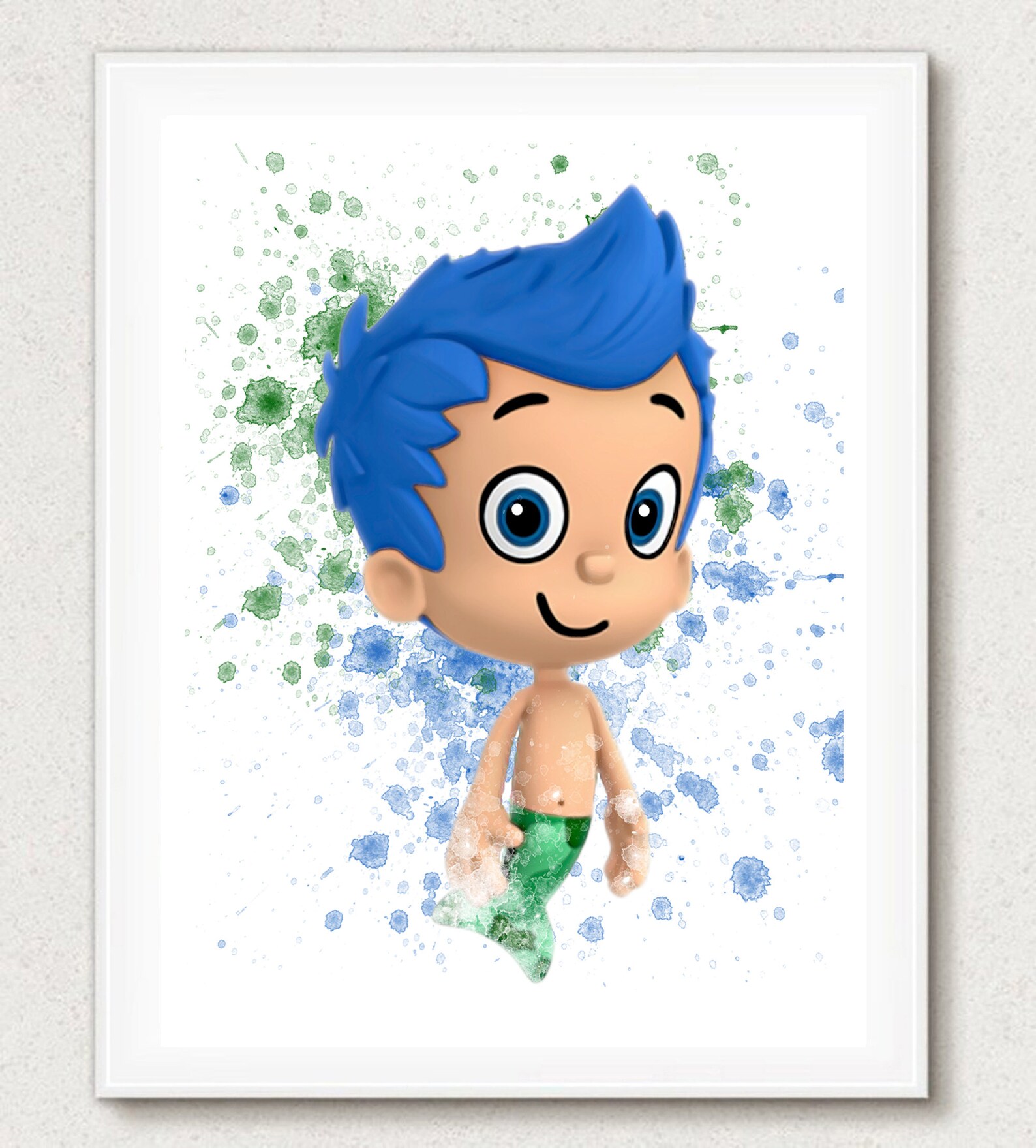 Bubble Guppies, Bubble Guppies Decor, Bubble Guppies Poster, Nursery ...
