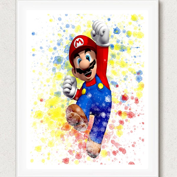 Super Mario Print - Etsy