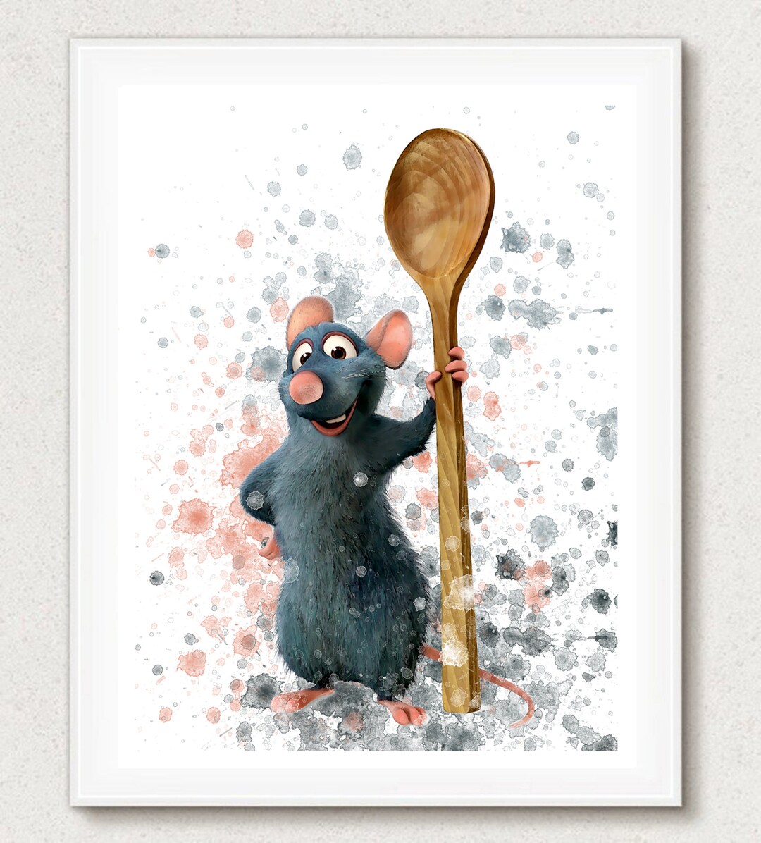 Ratatouille Print, Remy Print, Watercolor Print, Disney Poster, Baby ...