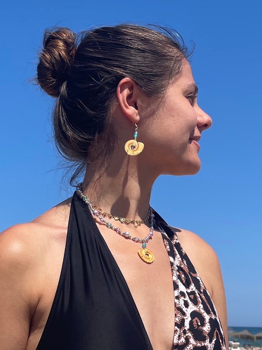 Ursula Conch Ohrringe aus der kleinen Meerjungfrau - Etsy.de