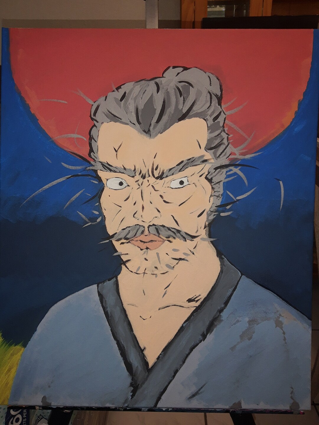 Miyamoto Musashi Acrylic Painting - Etsy