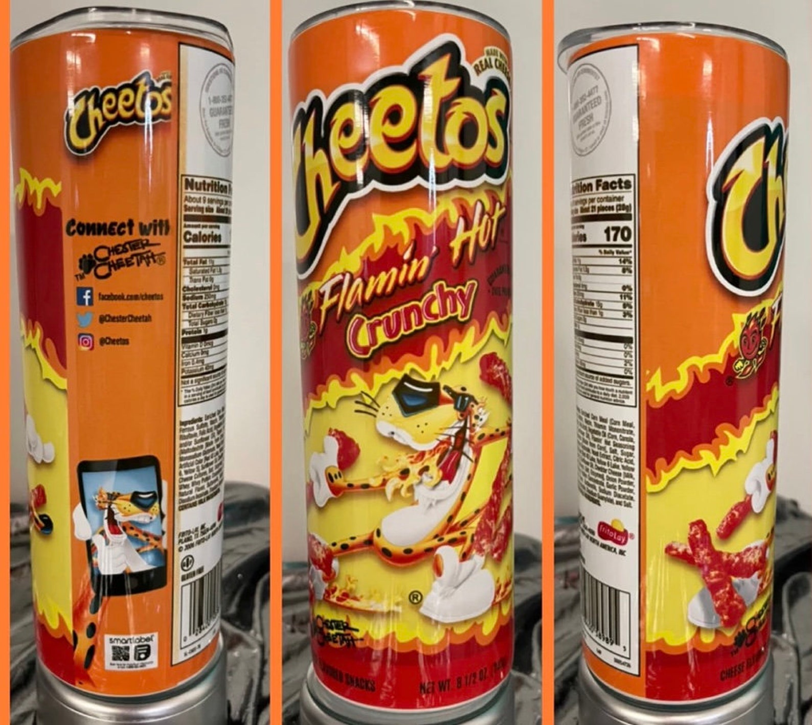 Cheetos 20oz Stainless Steel Skinny Tumbler Hot or Cold - Etsy