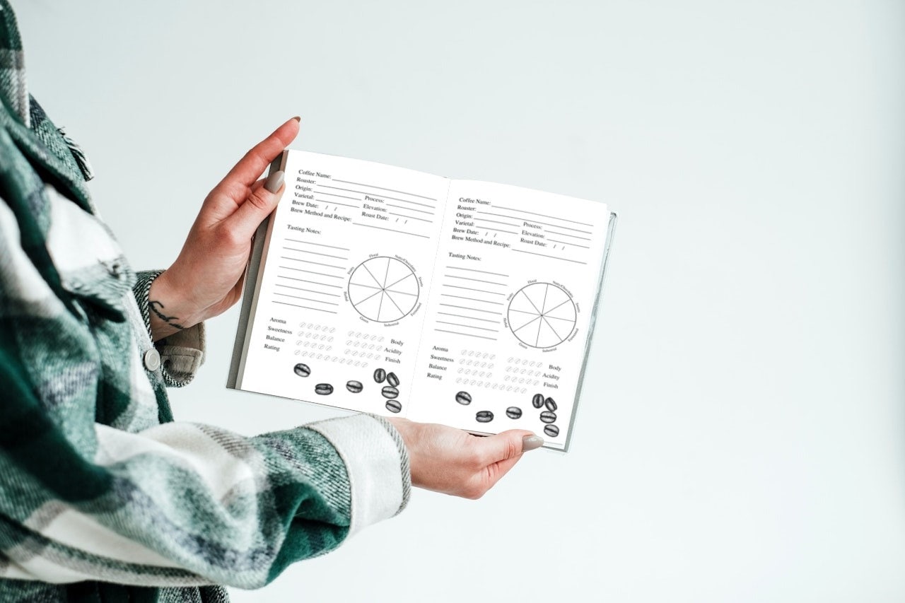 Coffee Tasting Journal Download, Coffee Taster, Specialty Coffee ...