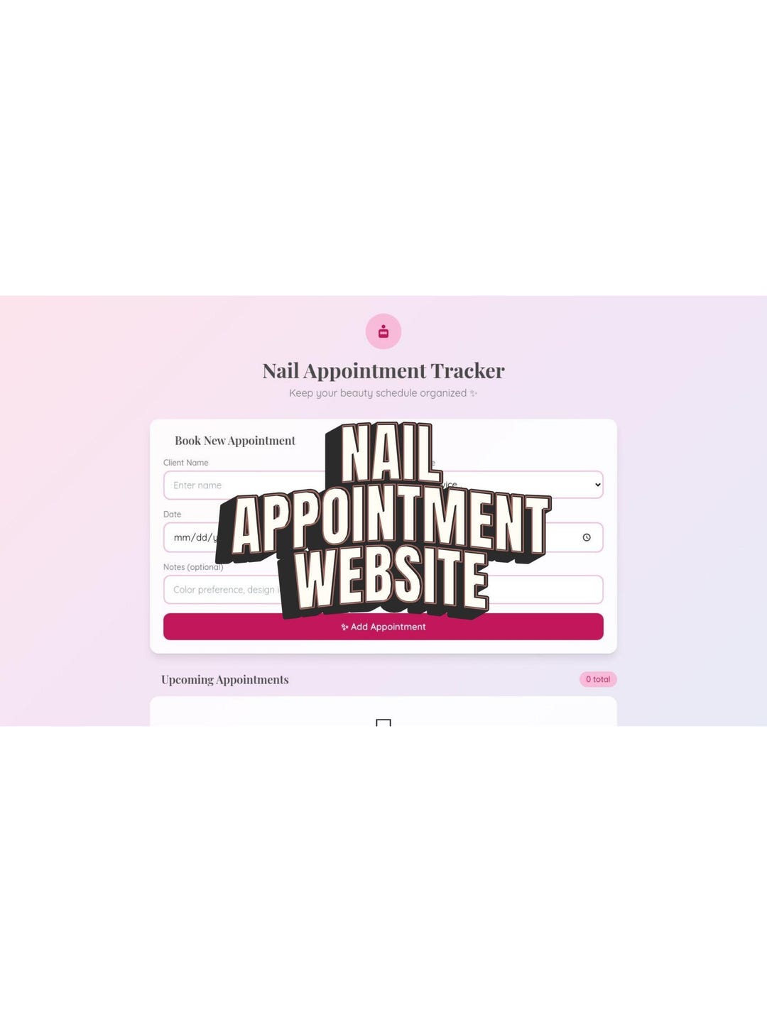Digital Nail Appointment Tracker/reminder for Busy Nail Techs - Etsy