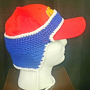 Ball Cap Ear Warmer Crochet Pattern Gift Idea Crochet Gifts Crochet Ear ...
