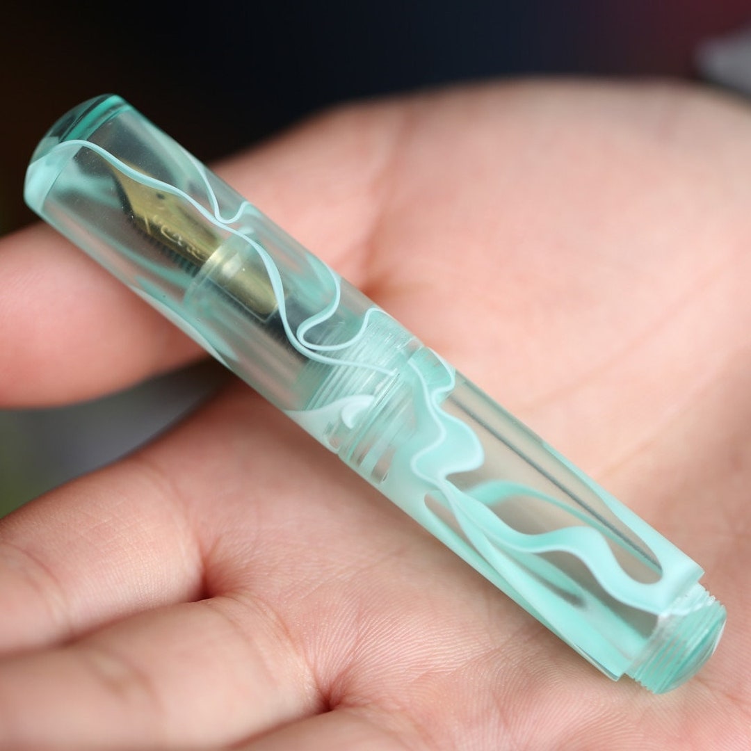 Mini Wancai Fountain Pen Fine Nib Travel Pocket Pen Acrylic - Etsy