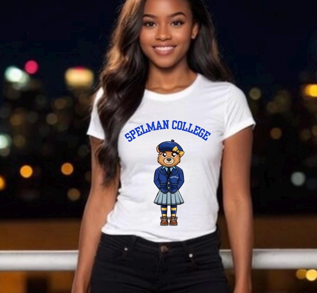 Spelman College Bear T-shirt: HBCU Apparel - Etsy