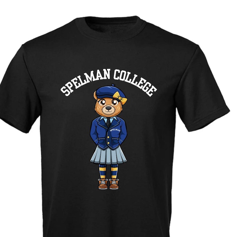 Spelman College Bear T-shirt: HBCU Apparel - Etsy