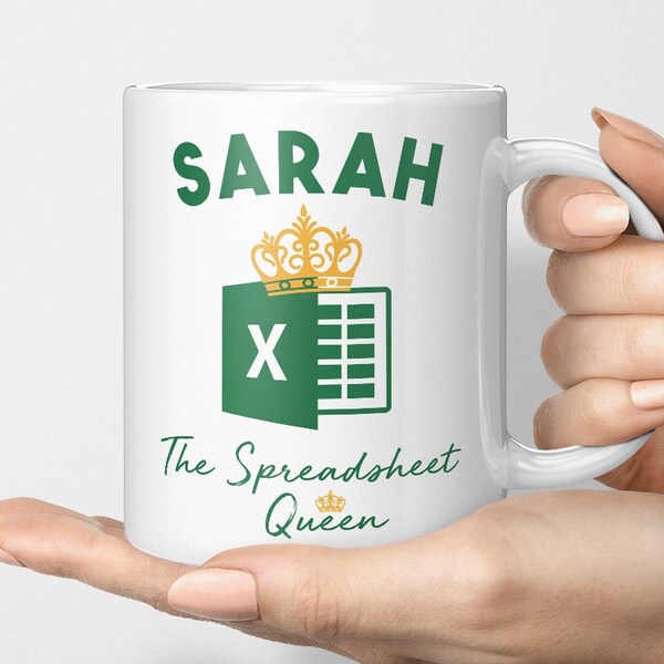 Excel Mug - Etsy UK