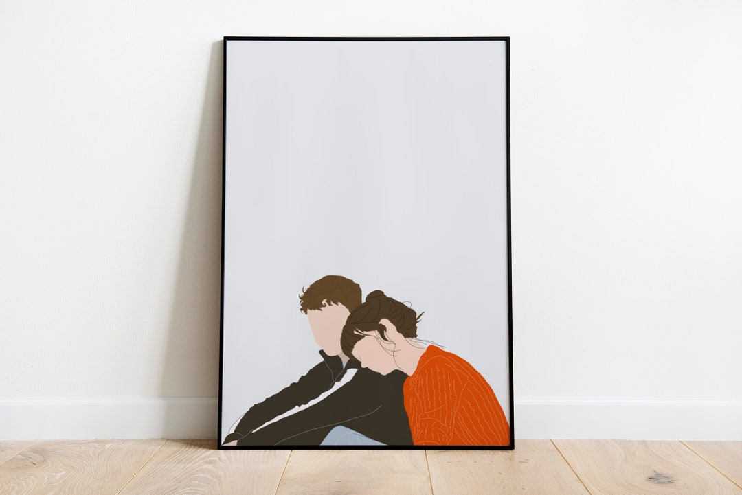 Normal People Poster, Normal People Print, Sally Rooney, Connell and ...