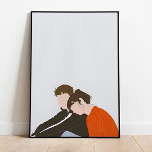 Normal People Poster, Normal People Print, Sally Rooney, Connell and ...