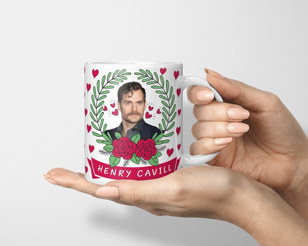 Henry Cavill Mug Henry Cavill Love Hearts Cute Henry Cavill - Etsy