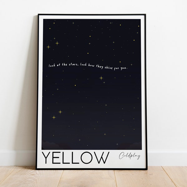 Coldplay - Etsy UK
