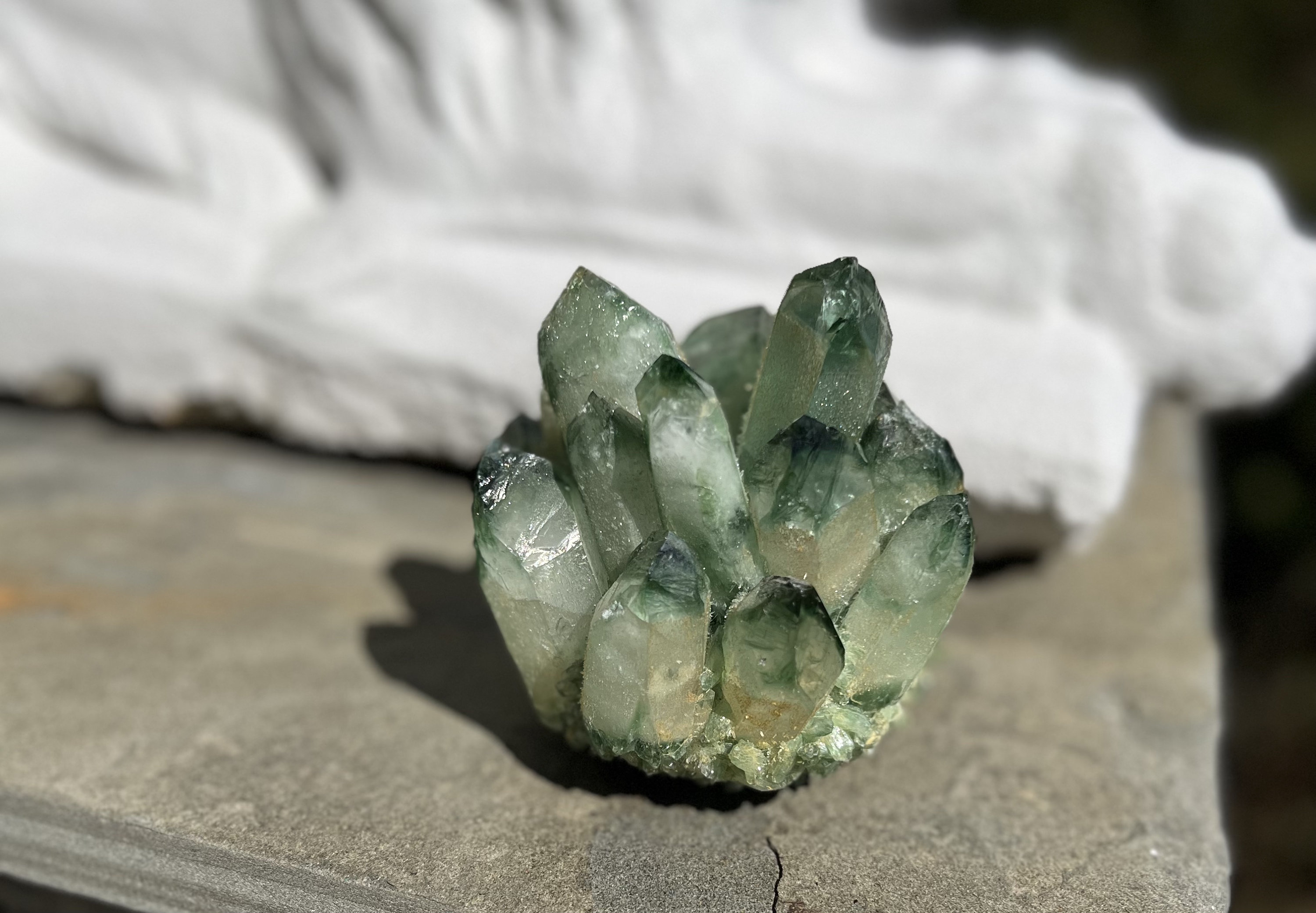 Green Chromium Quartz Crystal Cluster Green Cluster Chromium - Etsy