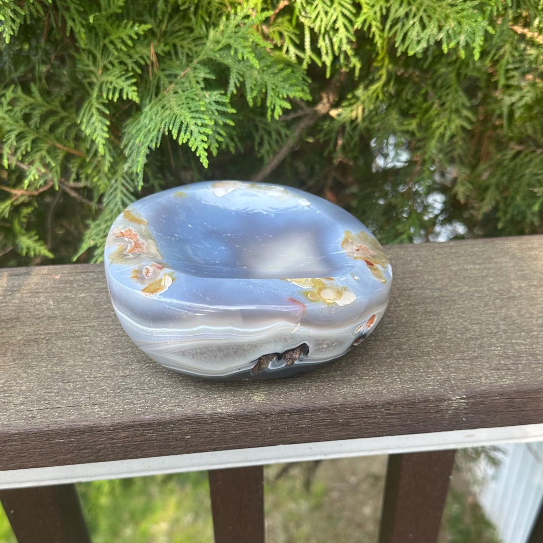 Orca Agate Crystal Bowl for Home Decor and Unique Gifting - Etsy