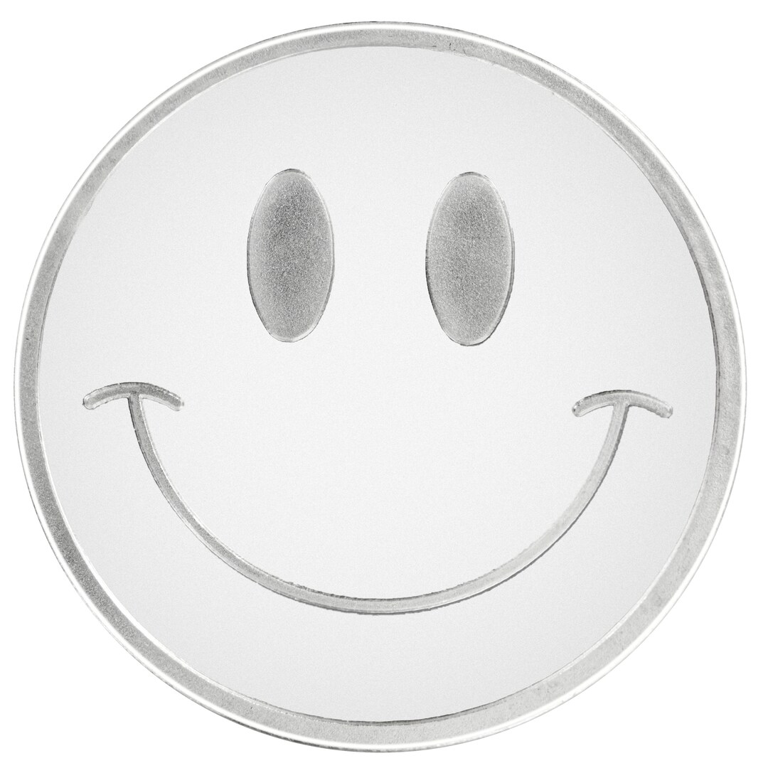 20 X 1/10 Troy Ounce Pan Silver Company Smiley Face Silver Round .999 ...