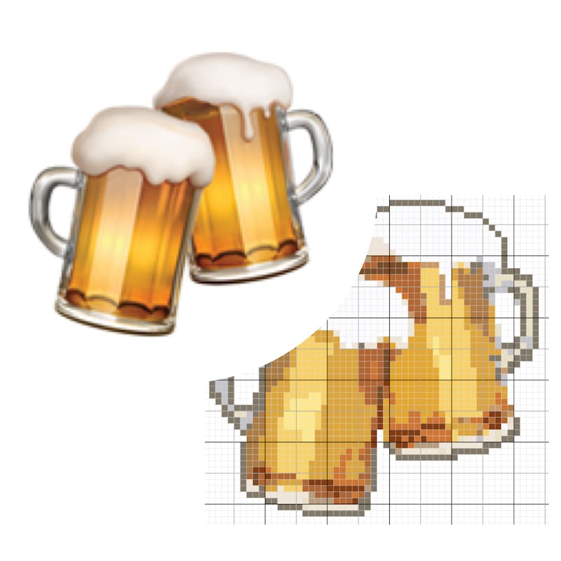Beer Cross Stitch - Etsy