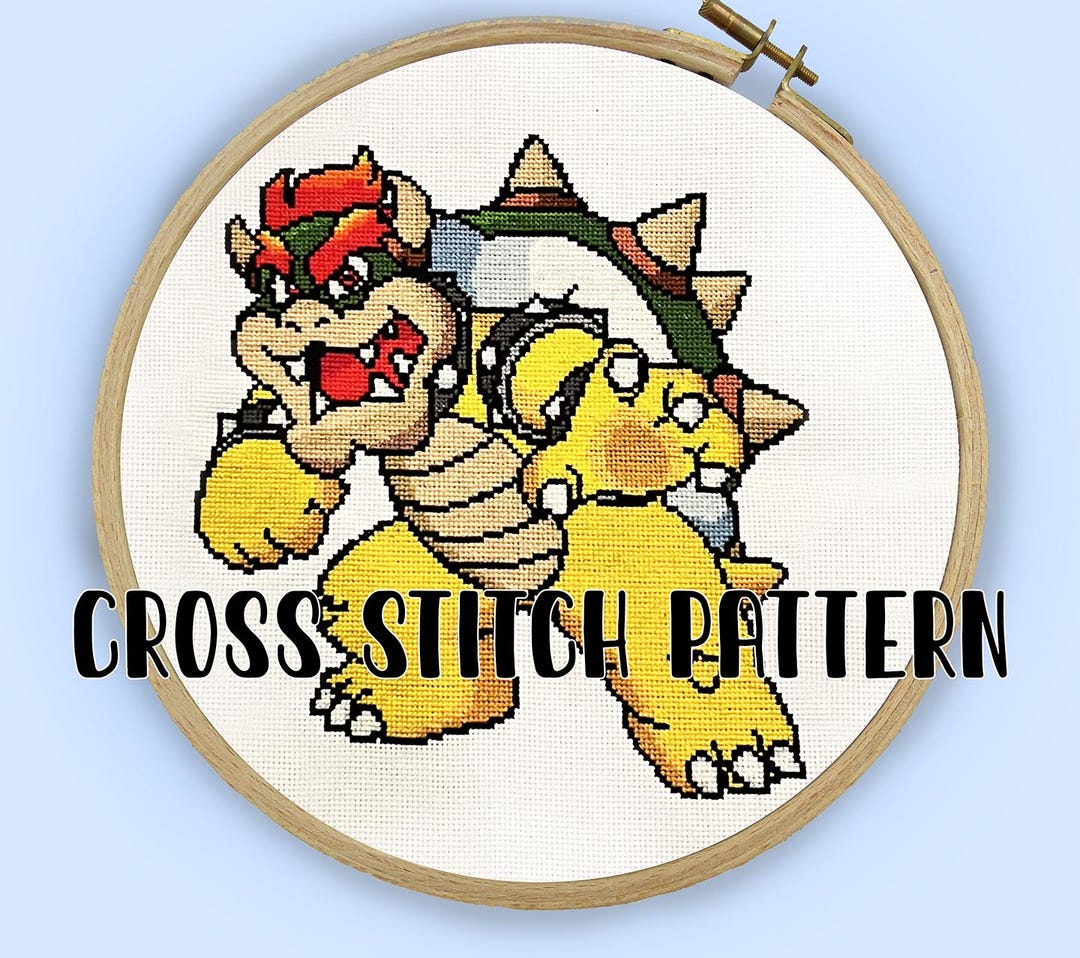 Bowser Cross Stitch Pattern - Etsy