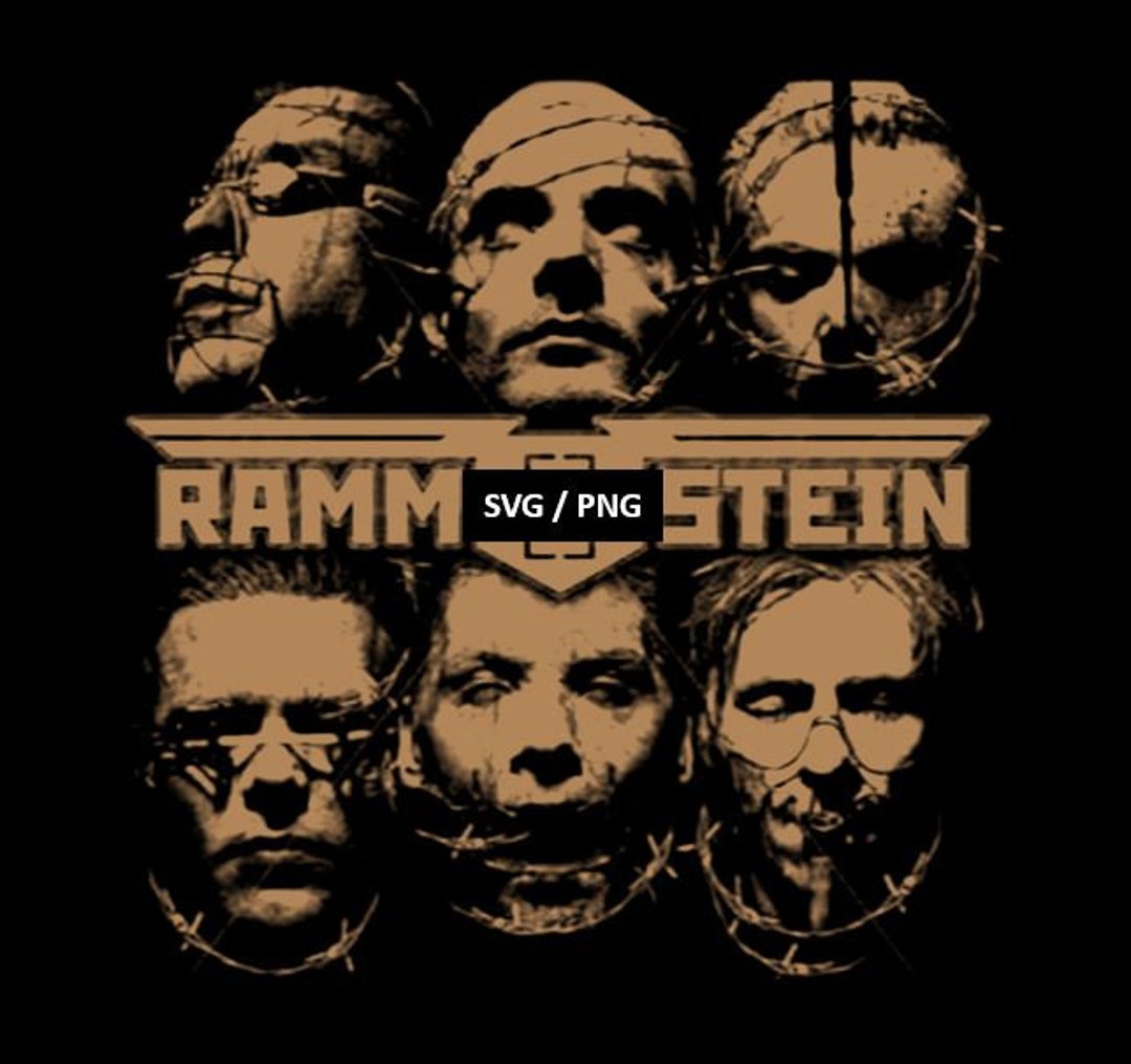 Rammstein SVG PNG Download 300 Dpi - Etsy